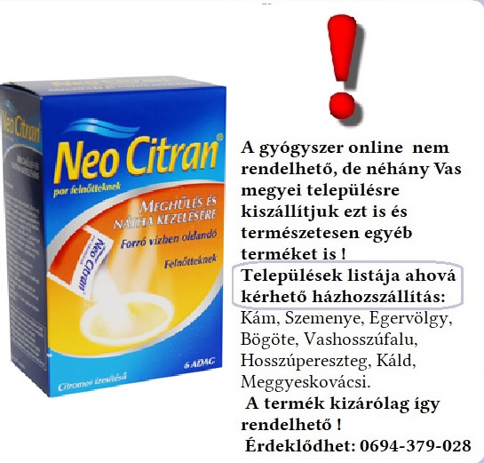 NeoCitran por felnőtteknek 6x - Arcanum GYÓGYSZERTÁR webpatika ...