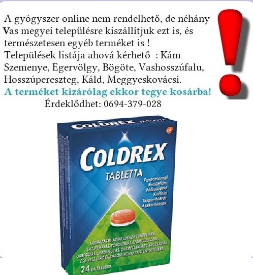 Coldrex tabletta 24x - Arcanum GYÓGYSZERTÁR webpatika gyógyszer ...