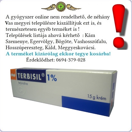 Terbisil 1% krém 15g - Arcanum GYÓGYSZERTÁR webpatika gyógyszer ...