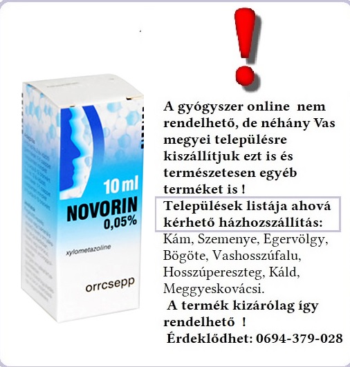 Novorin orrcsepp 0.05% 10ml - Arcanum GYÓGYSZERTÁR webpatika gyógyszer ...