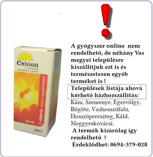 Cebion cseppek 30ml - Arcanum GYÓGYSZERTÁR webpatika gyógyszer,tabletta ...