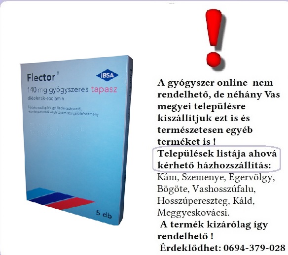 Flector tapasz 5x - Arcanum GYÓGYSZERTÁR webpatika gyógyszer,tabletta ...