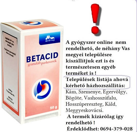 Betacid granulált porkeverék 50g - Arcanum GYÓGYSZERTÁR webpatika ...
