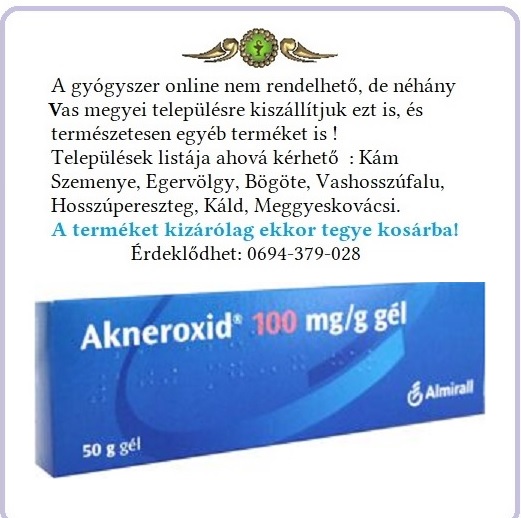 Akneroxid 100mg/g gél 50g - Arcanum GYÓGYSZERTÁR webpatika gyógyszer ...