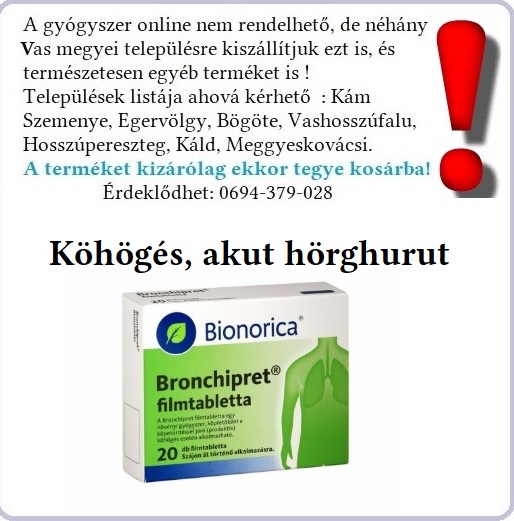 Bronchipret filmtabletta 20x - Arcanum GYÓGYSZERTÁR webpatika gyógyszer ...
