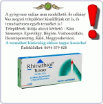 -Rhinathiol köptető 20 mg/ml szirup gyermekeknek (KIZÁRÓLAG akkor ...