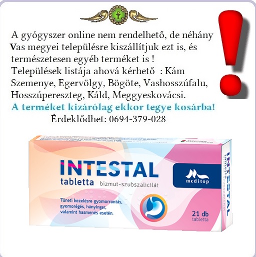 Intestal tabletta 21x - Arcanum GYÓGYSZERTÁR webpatika gyógyszer ...