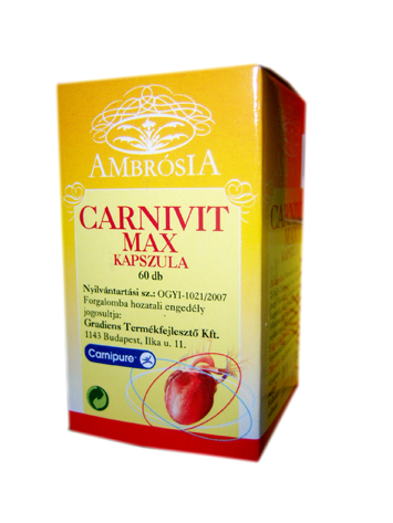CARNIVIT Max kapszula 60x - Arcanum GYÓGYSZERTÁR webpatika gyógyszer ...