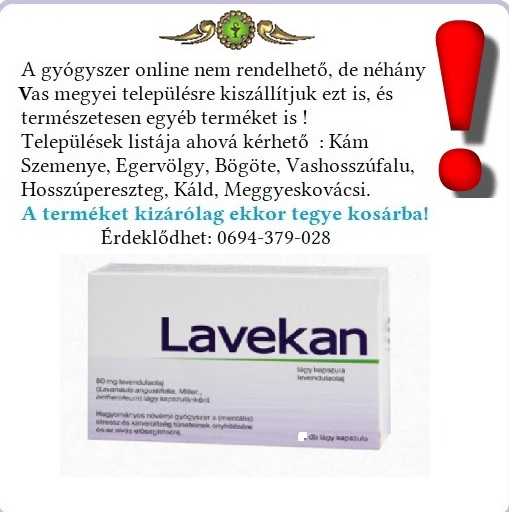 Lavekan tabletta 14x - Arcanum GYÓGYSZERTÁR webpatika gyógyszer ...
