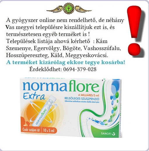 Normaflore Extra 4 milliárd/5 ml belsőleges szuszpenzió 10x - Arcanum ...
