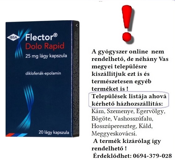 Flector dolo rapid 20x - Arcanum GYÓGYSZERTÁR webpatika gyógyszer ...